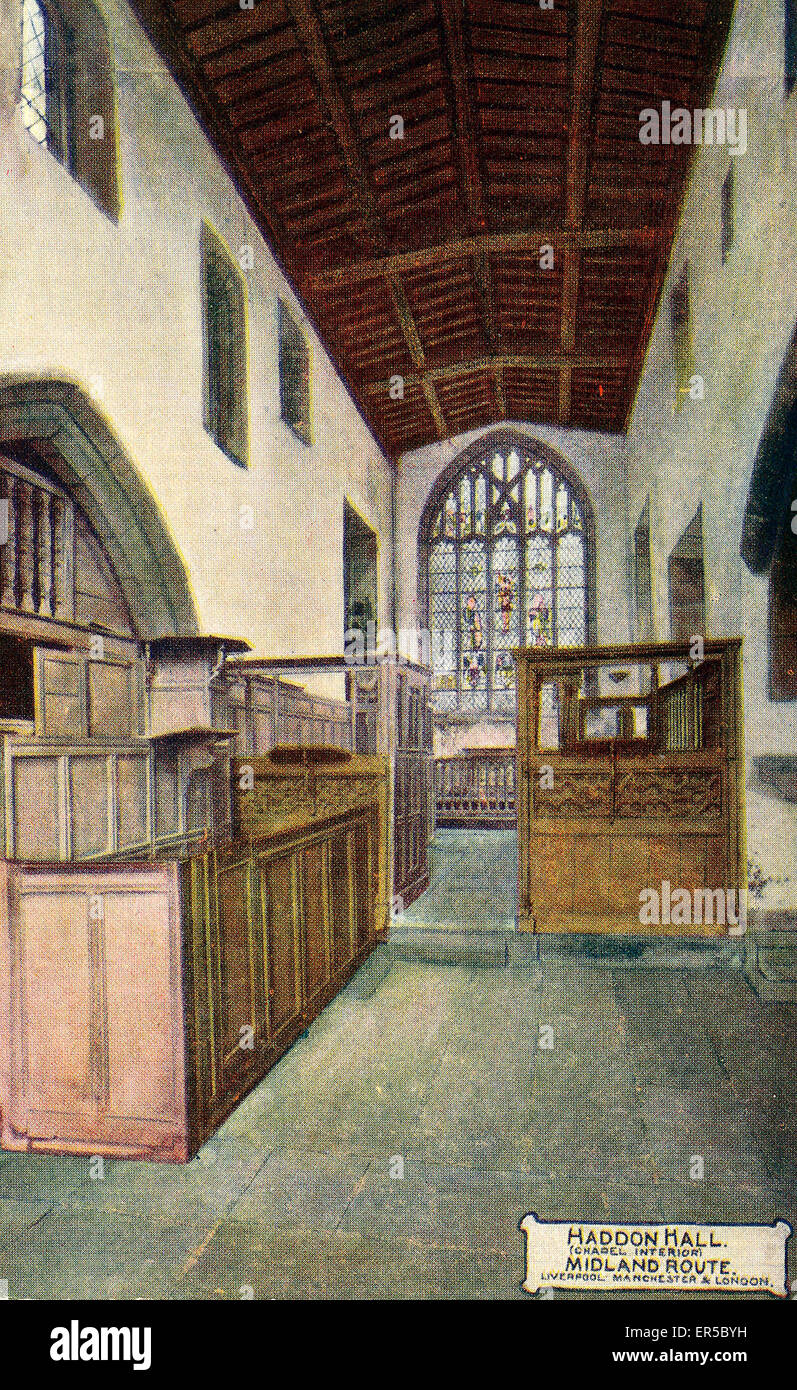 Interior of haddon hall hi-res stock photography and images - Alamy