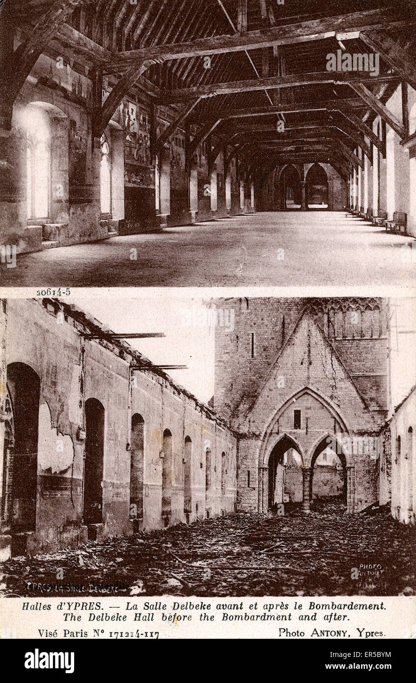 Delbeke Hall, Ypres, West Flanders Stock Photo - Alamy