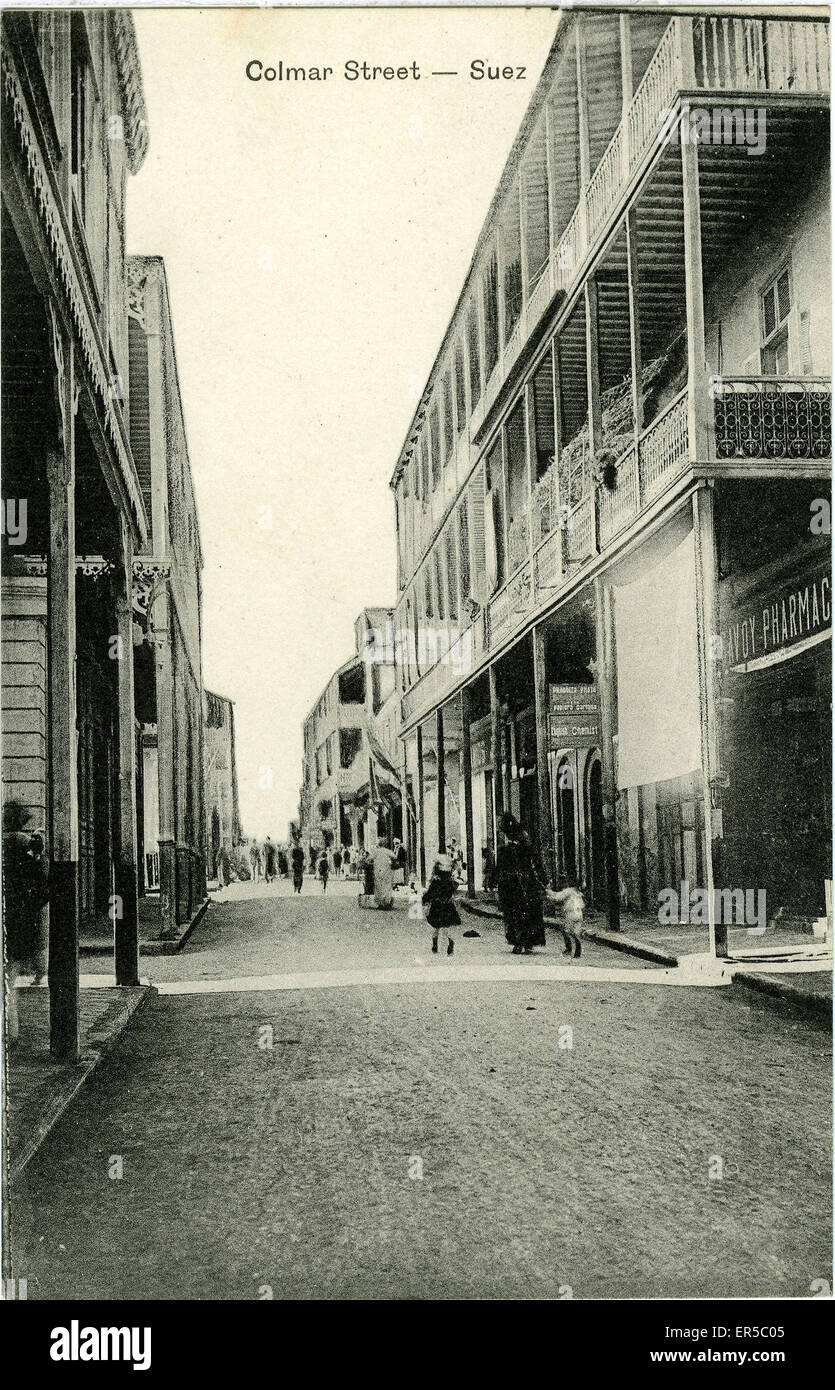 Colmar Street, Suez Stock Photo - Alamy