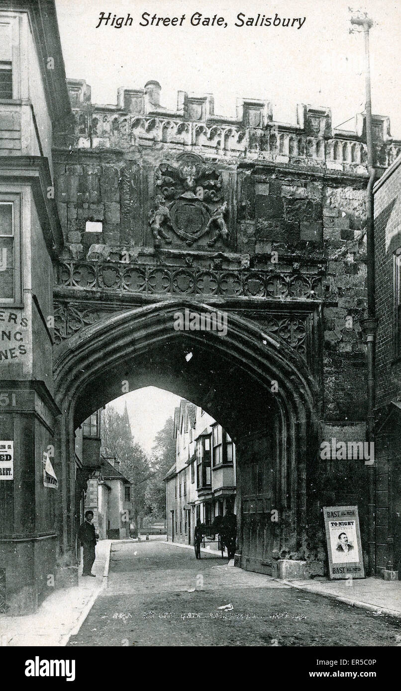 High Street Gate, Salisbury, Wiltshire Stock Photo - Alamy