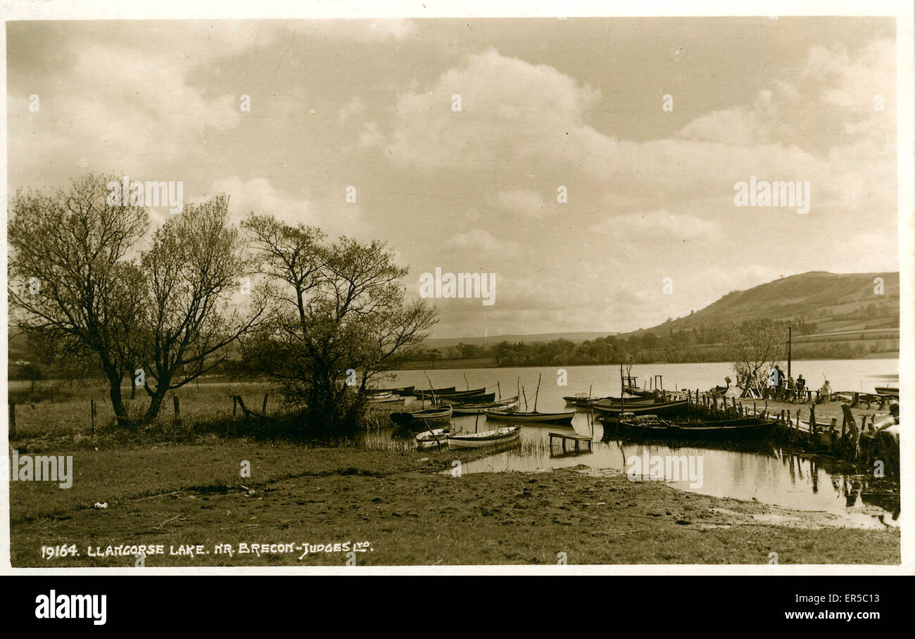 Llangorse Lake, Llangorse, Breconshire Stock Photo - Alamy