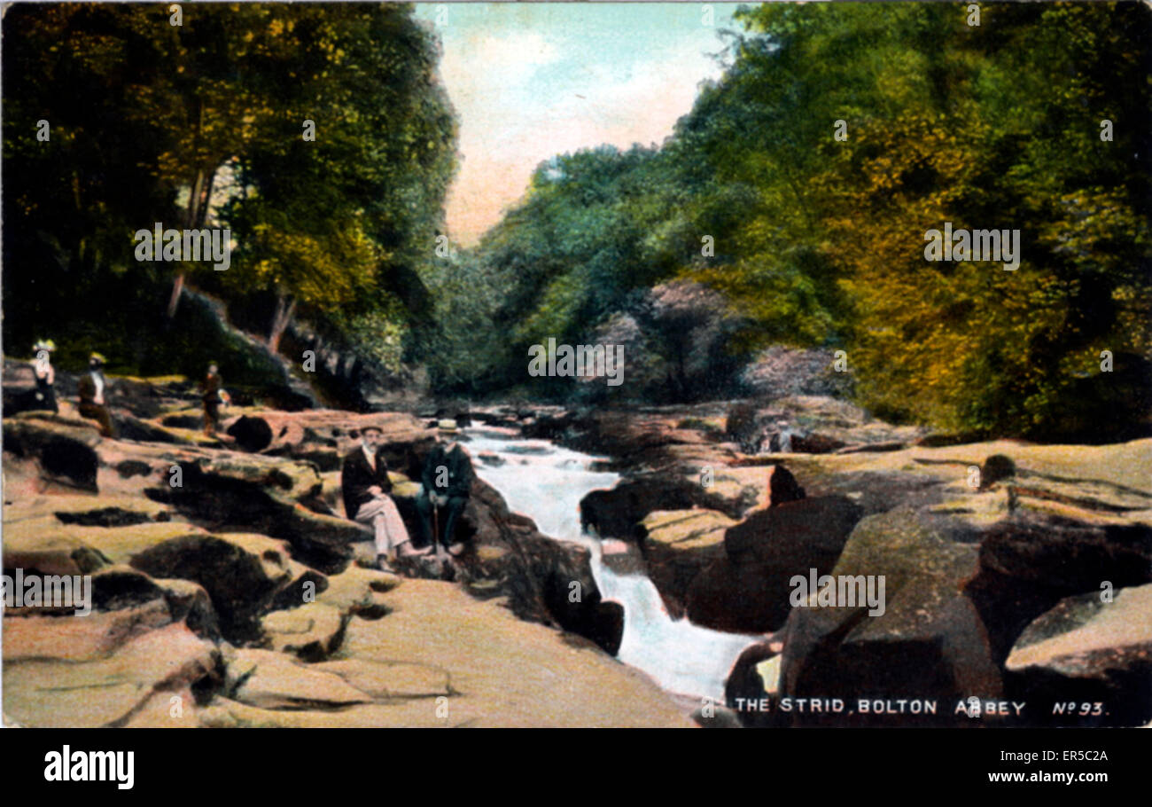 The Strid, Bolton Abbey, Yorkshire Stock Photo - Alamy