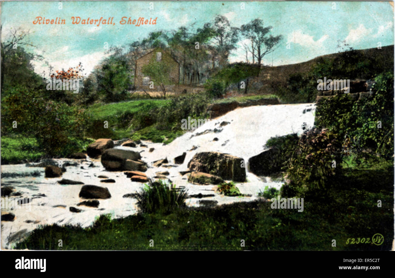 Rivelin Waterfall, Sheffield, Yorkshire Stock Photo - Alamy