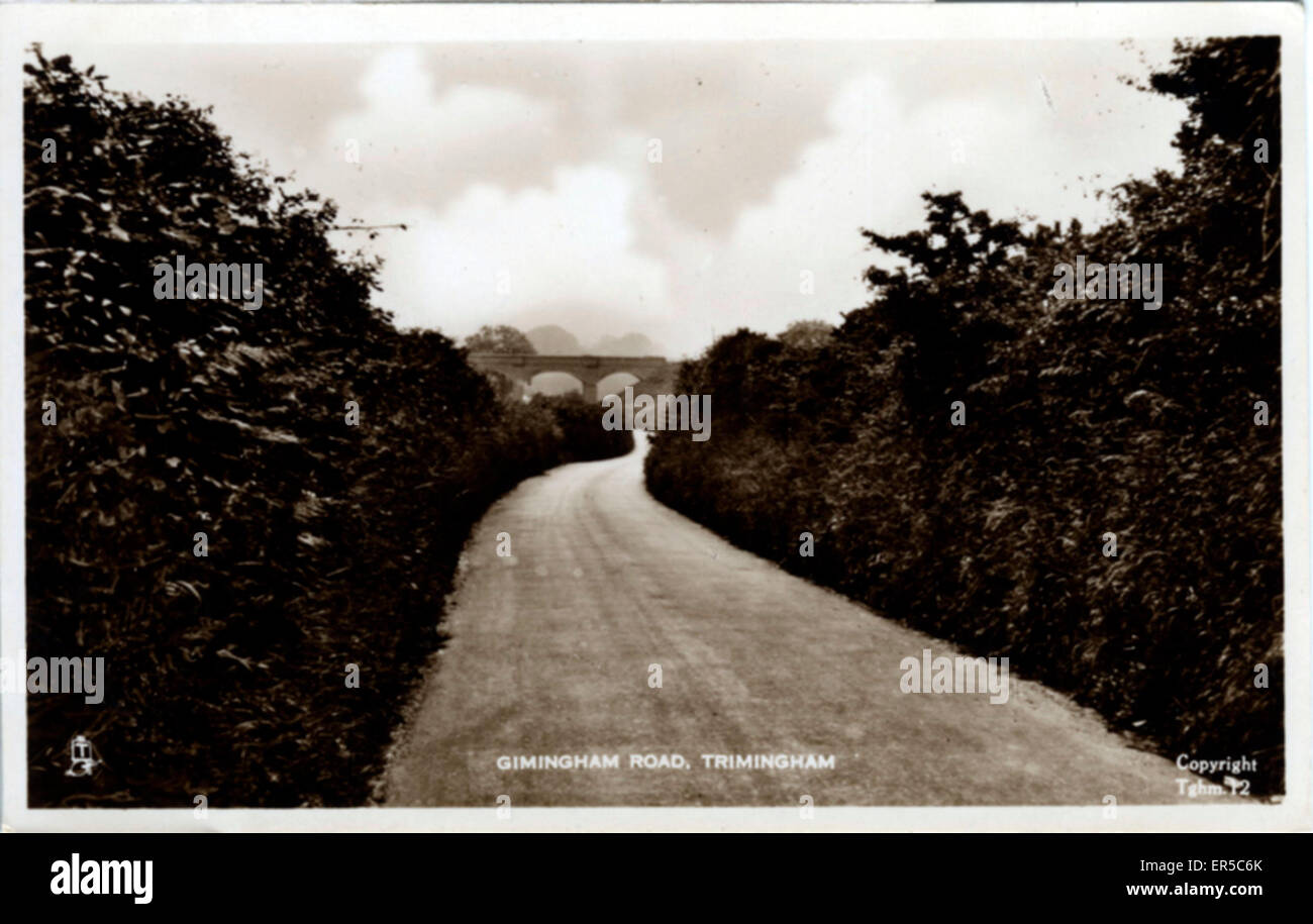 Gimingham Road, Trimingham, Norfolk Stock Photo - Alamy