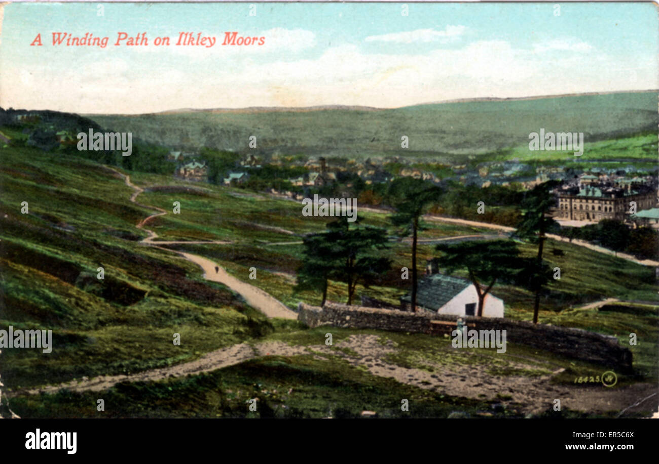 Ilkley Moor, Ilkley, Yorkshire Stock Photo - Alamy