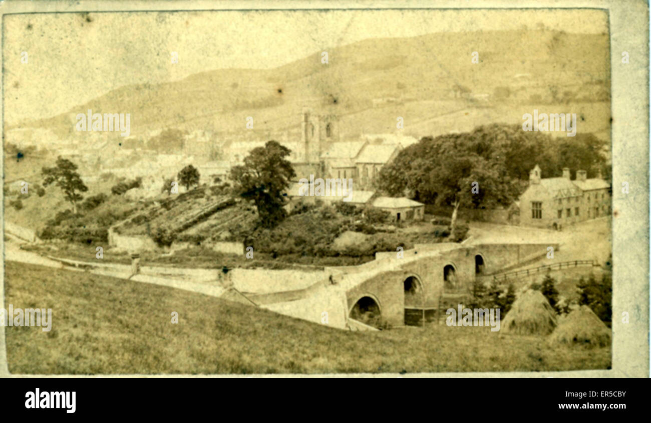 The Bridge & Village, Rothbury, Northumberland Stock Photo - Alamy