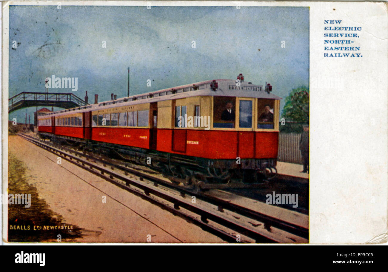 New Electric Service, Newcastle-upon-Tyne, Northumberland Stock Photo ...