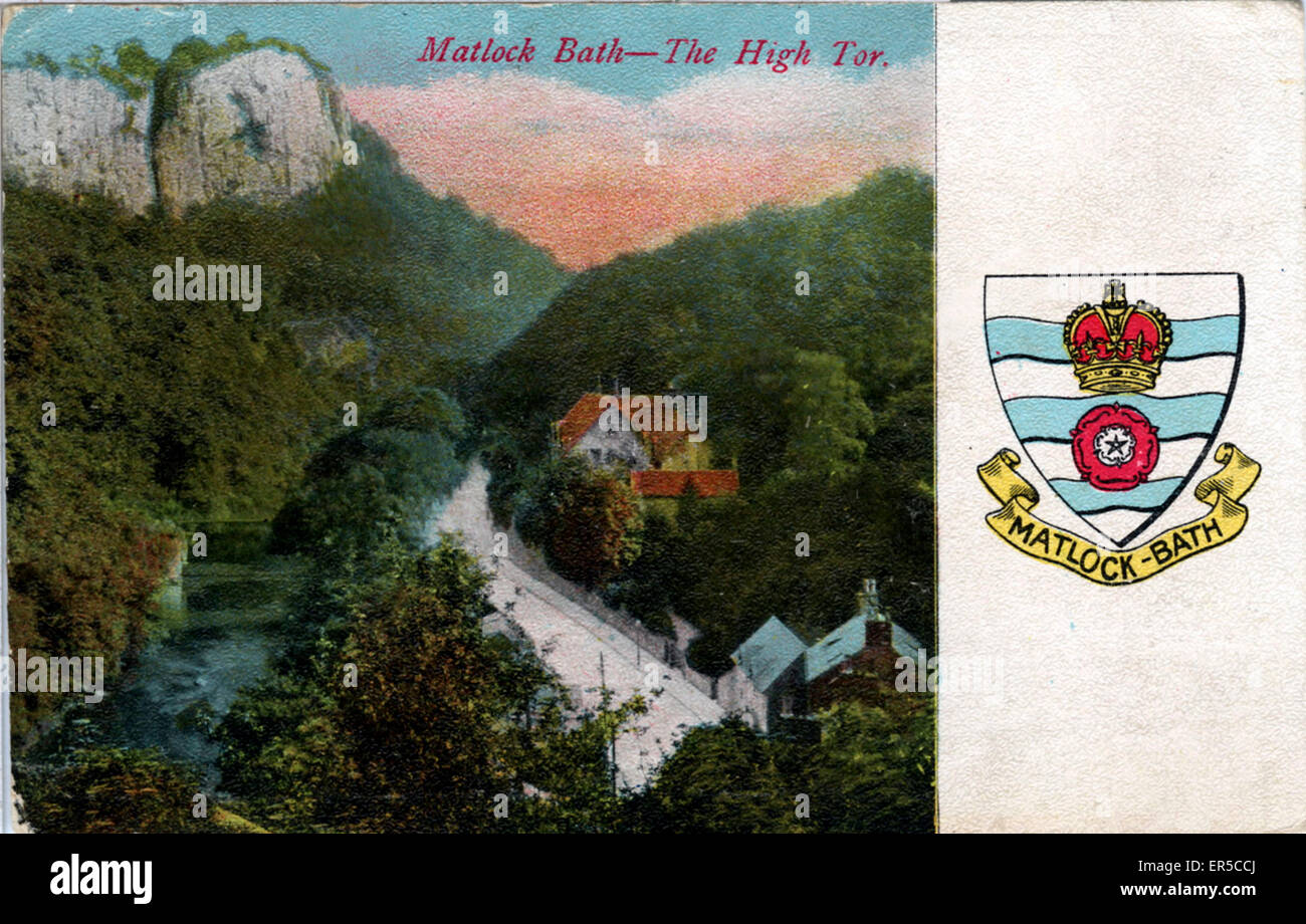 The High Tor, Matlock Bath, Derbyshire Stock Photo - Alamy