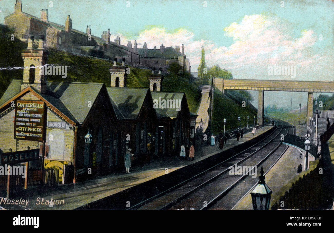 Railway Station, Moseley, Warwickshire Stock Photo - Alamy