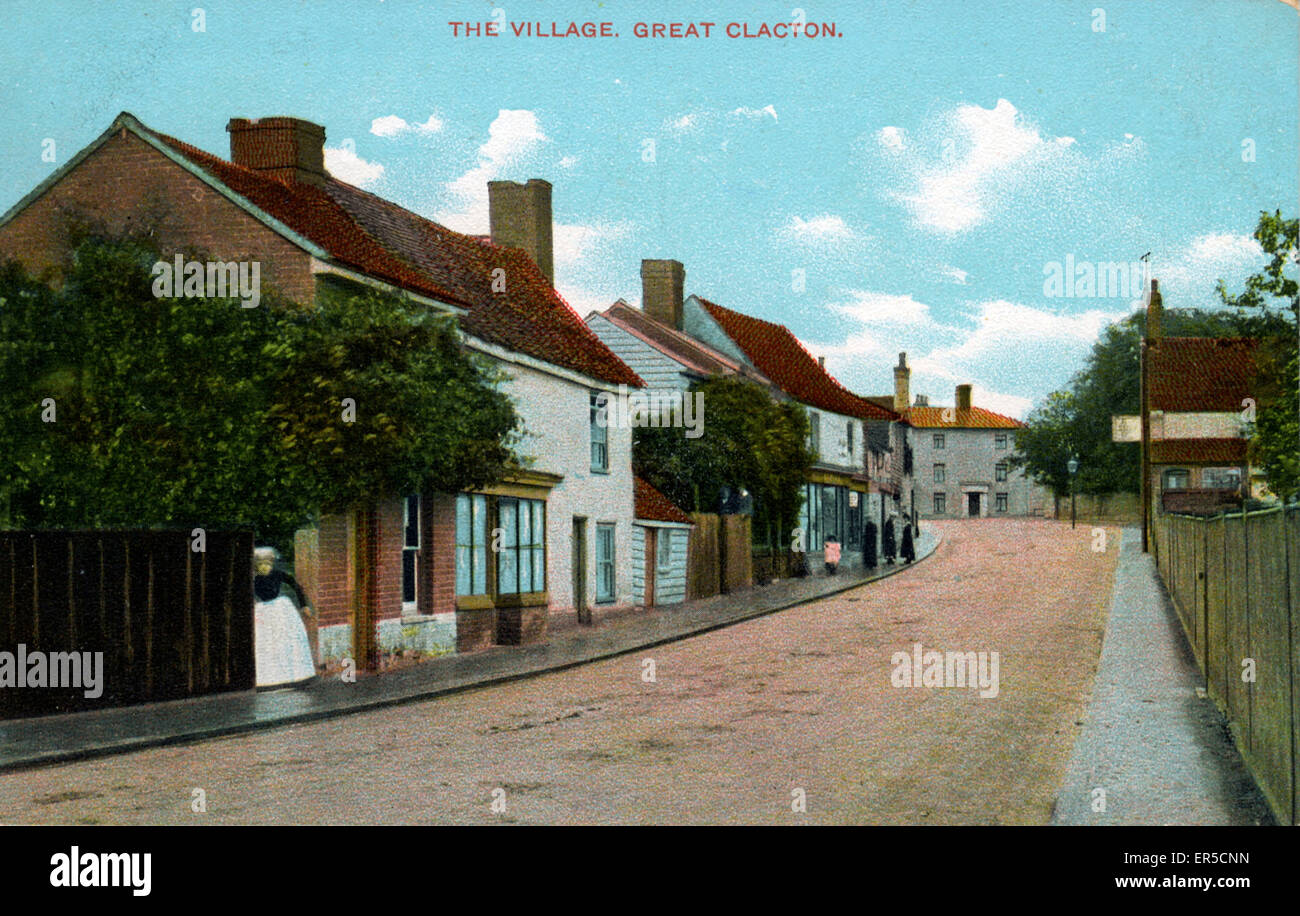 The Village, Great Clacton, Essex Stock Photo - Alamy