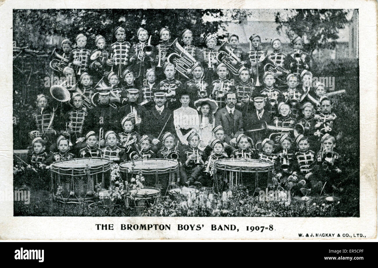 The Brompton Boys Band, Brompton, Kent Stock Photo - Alamy