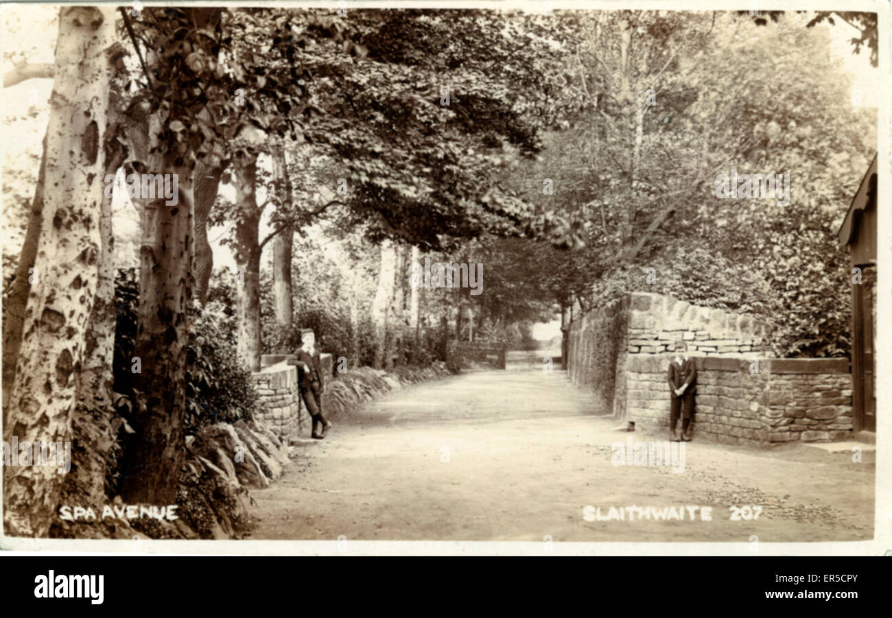 Spa Avenue, Slaithwaite, Yorkshire Stock Photo - Alamy