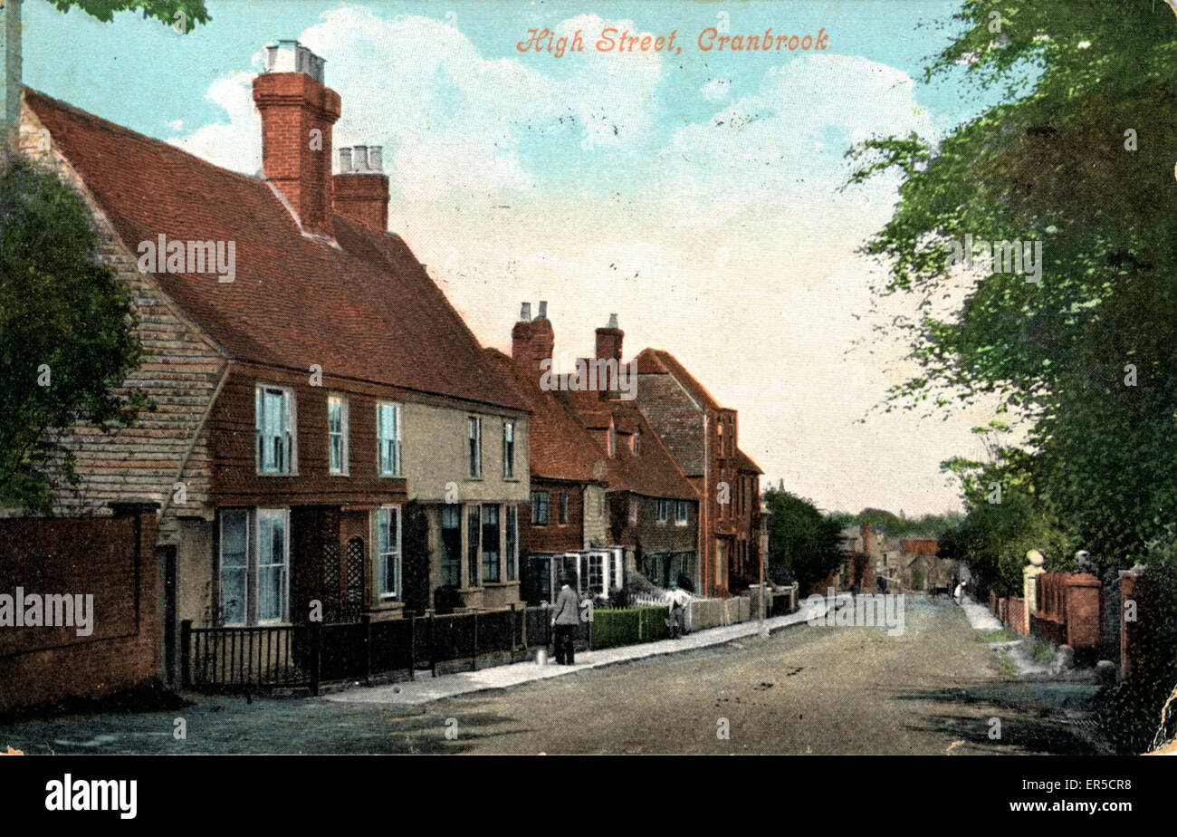 High Street, Cranbrook, Kent Stock Photo - Alamy