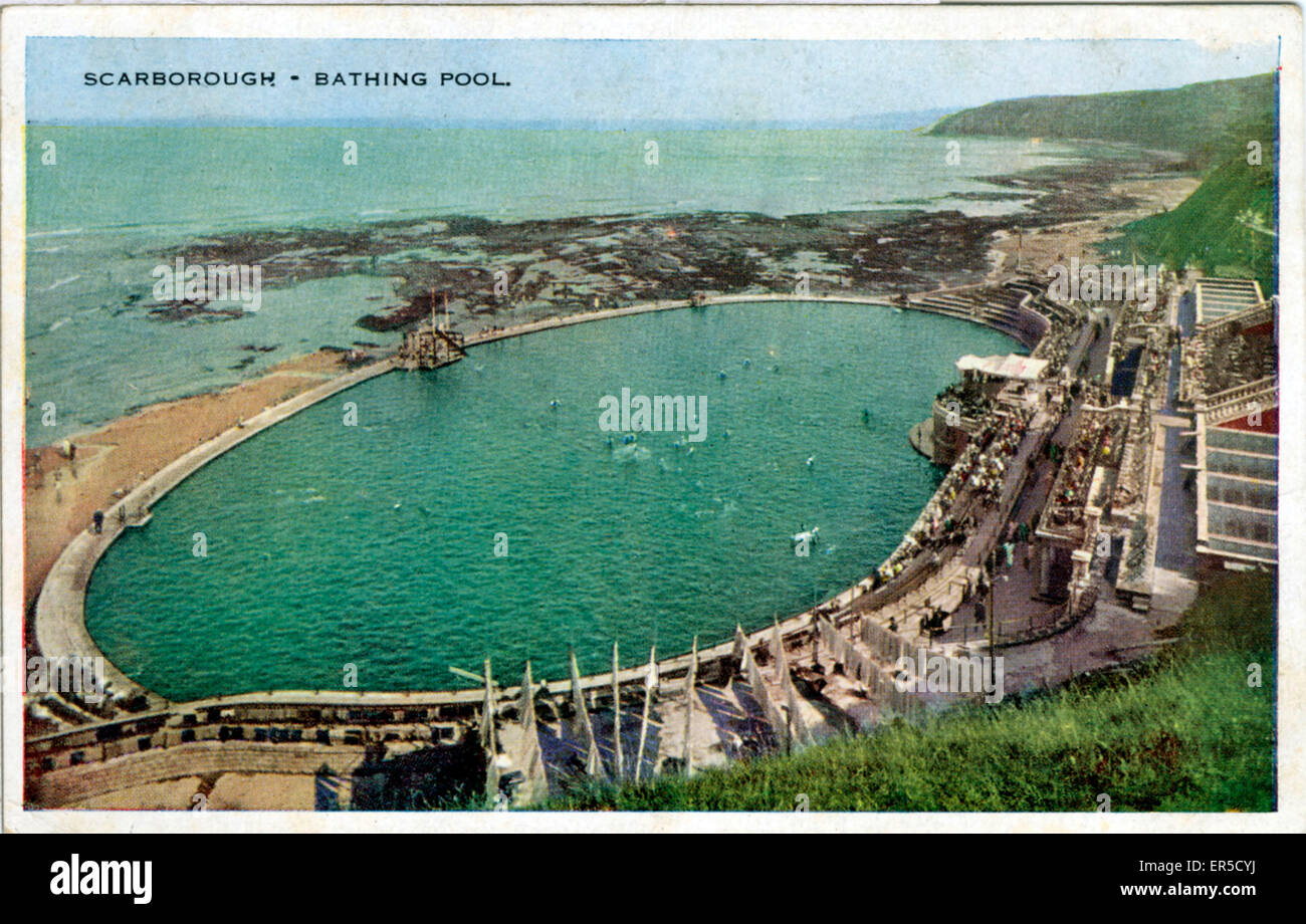 Bathing Pool, Scarborough, Yorkshire Stock Photo - Alamy