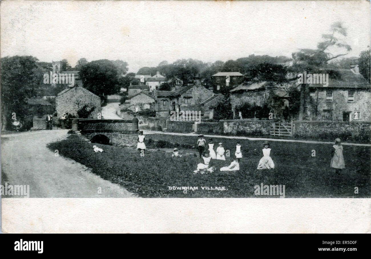 The Village, Downham, Lancashire Stock Photo - Alamy