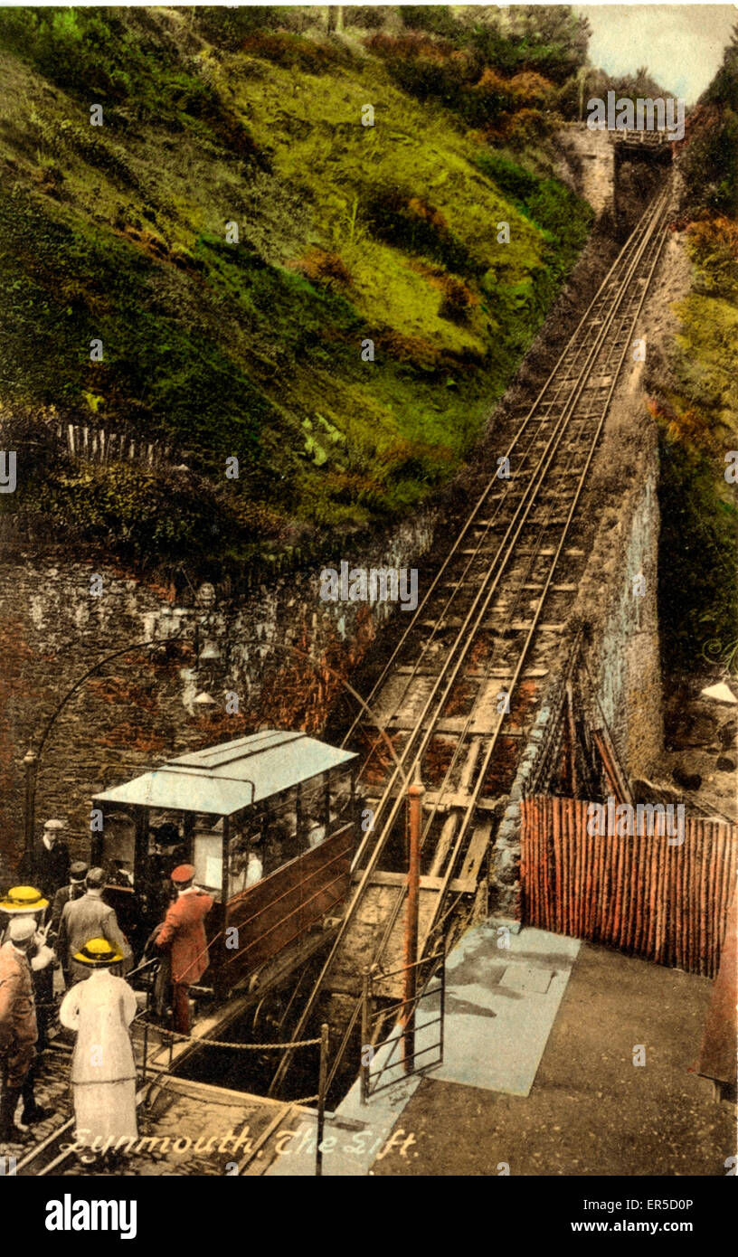 The Lift, Lynmouth, Devon Stock Photo - Alamy