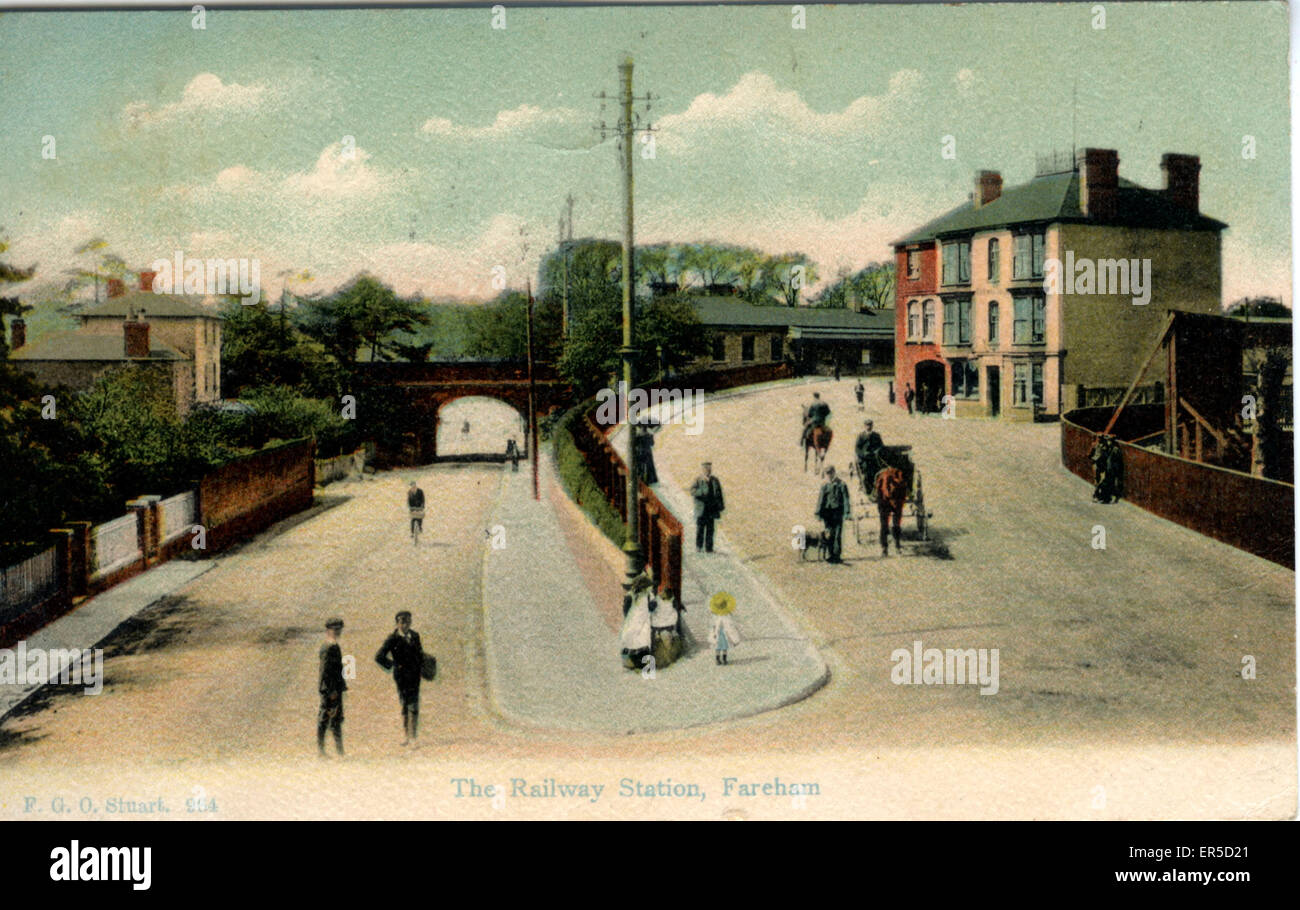 Railway Station, Fareham, Hampshire Stock Photo - Alamy