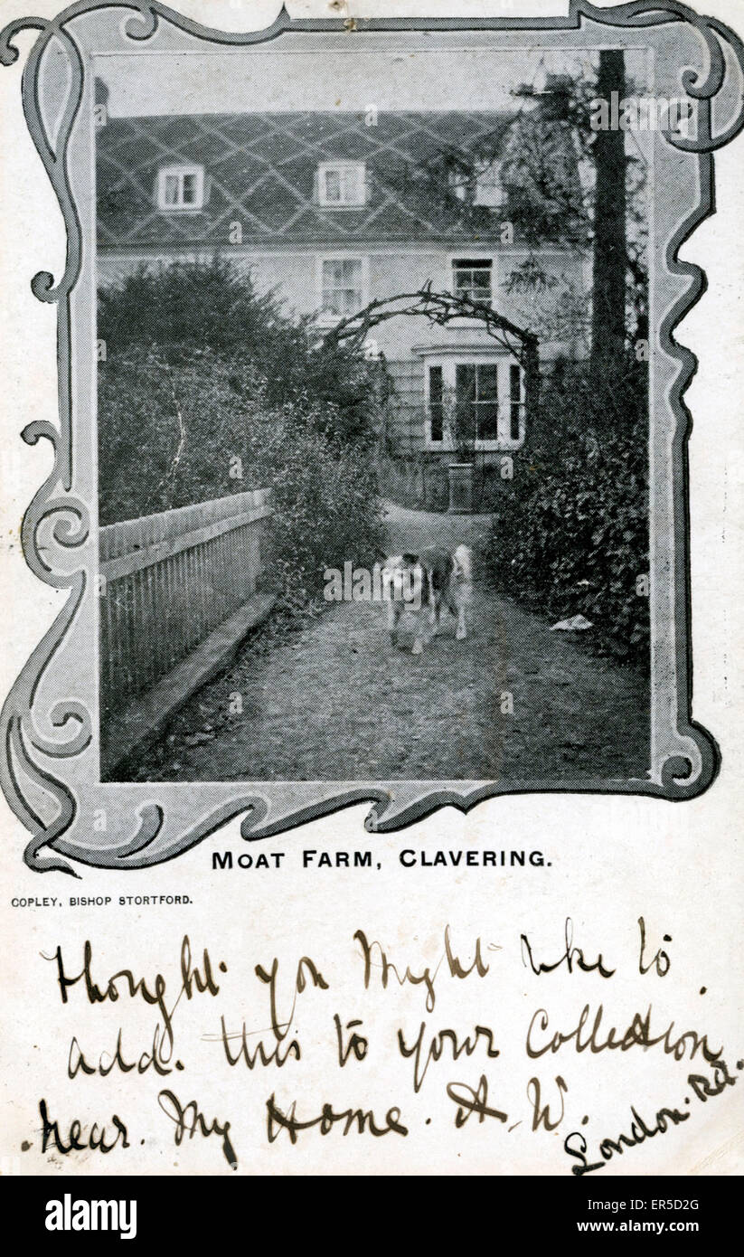 Moat Farm, Clavering, Essex Stock Photo - Alamy