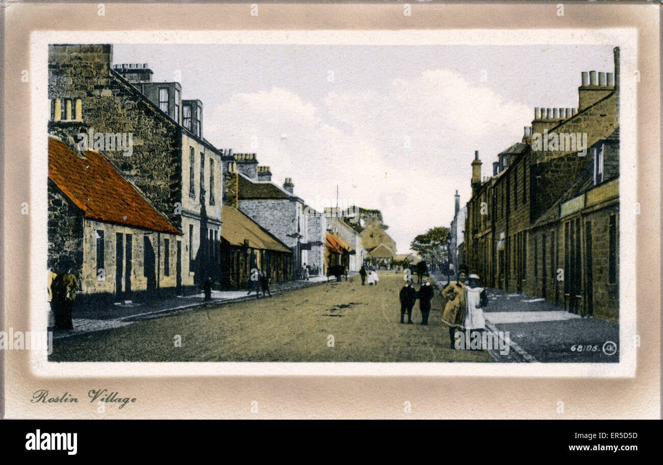 The Village, Roslin, Midlothian Stock Photo - Alamy