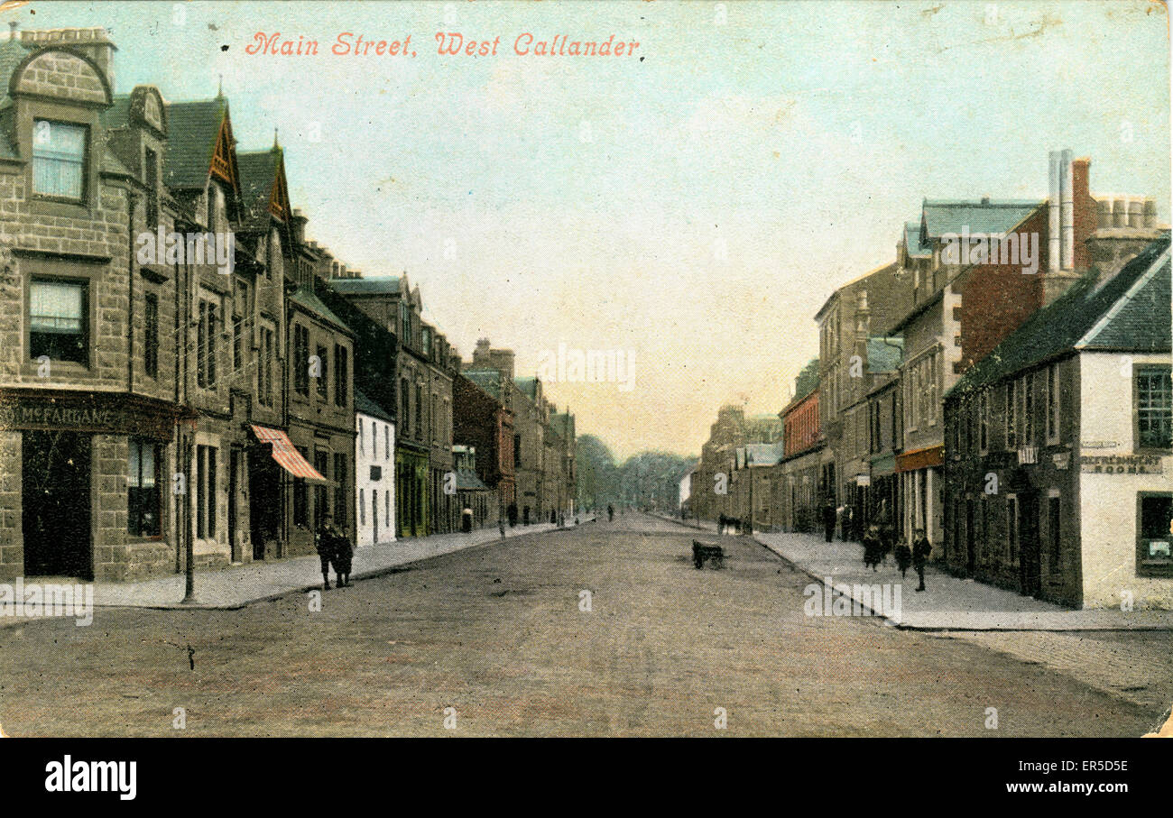 Callander main street hi-res stock photography and images - Alamy