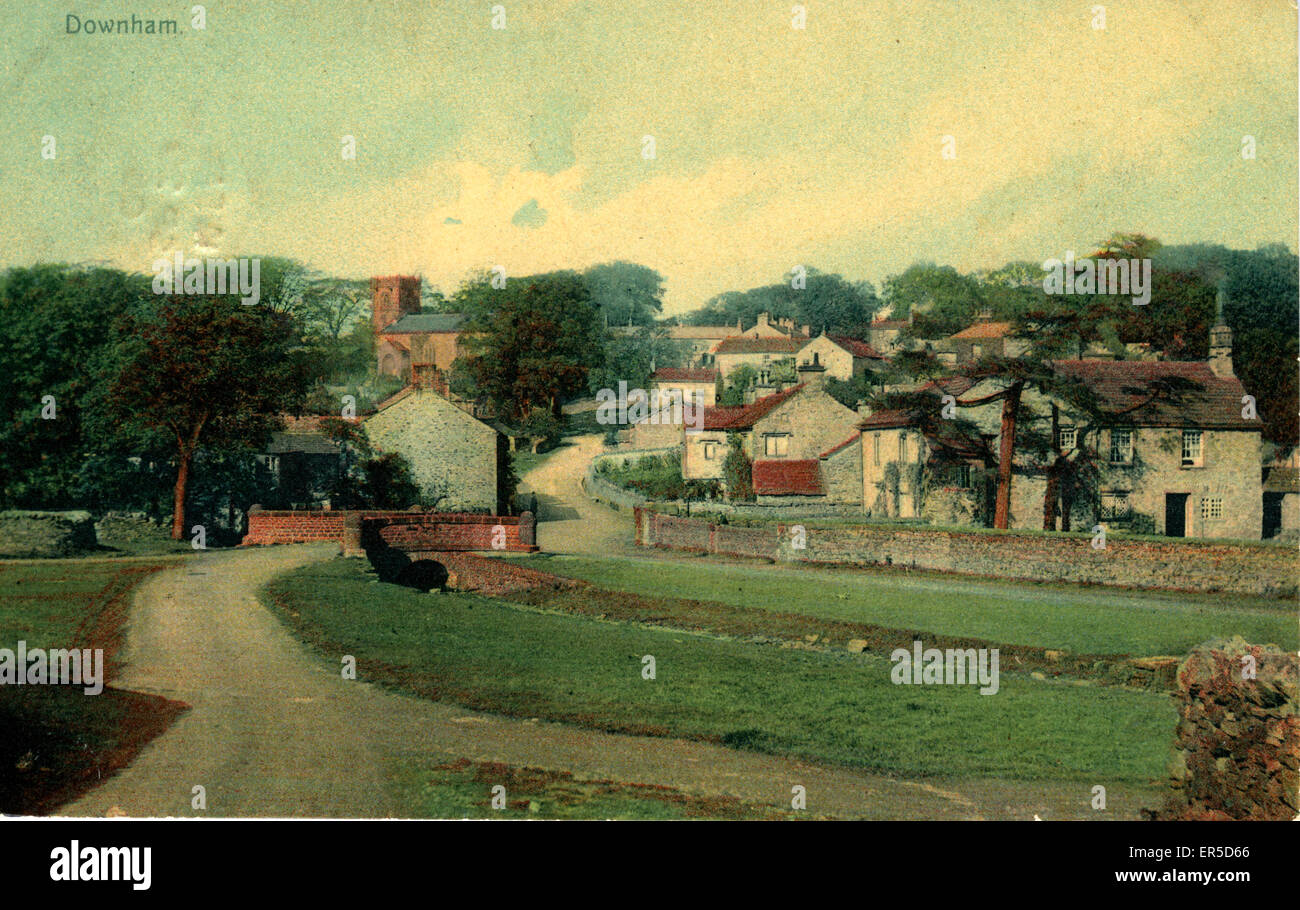 The Village, Downham, Lancashire Stock Photo - Alamy