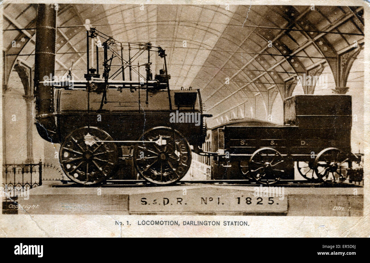 Locomotion at Darlington Station - Stockton & Darlington Railway Stock ...