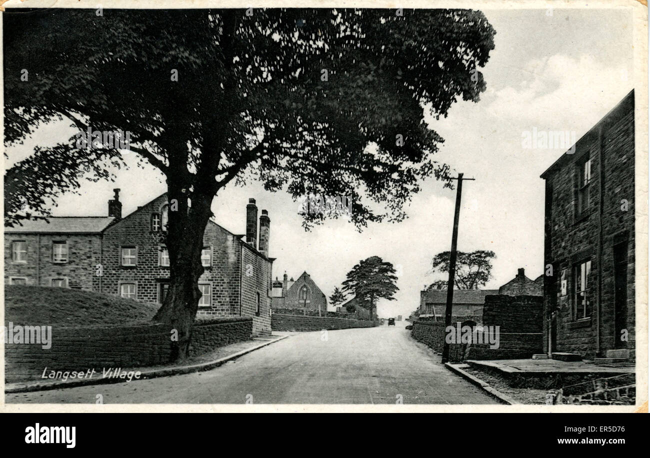The Village, Langsett, Yorkshire Stock Photo - Alamy