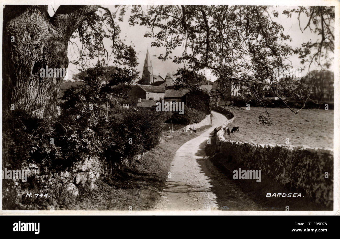 The Village, Bardsea, Cumbria Stock Photo - Alamy