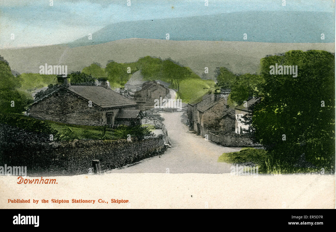 The Village, Downham, Lancashire Stock Photo - Alamy