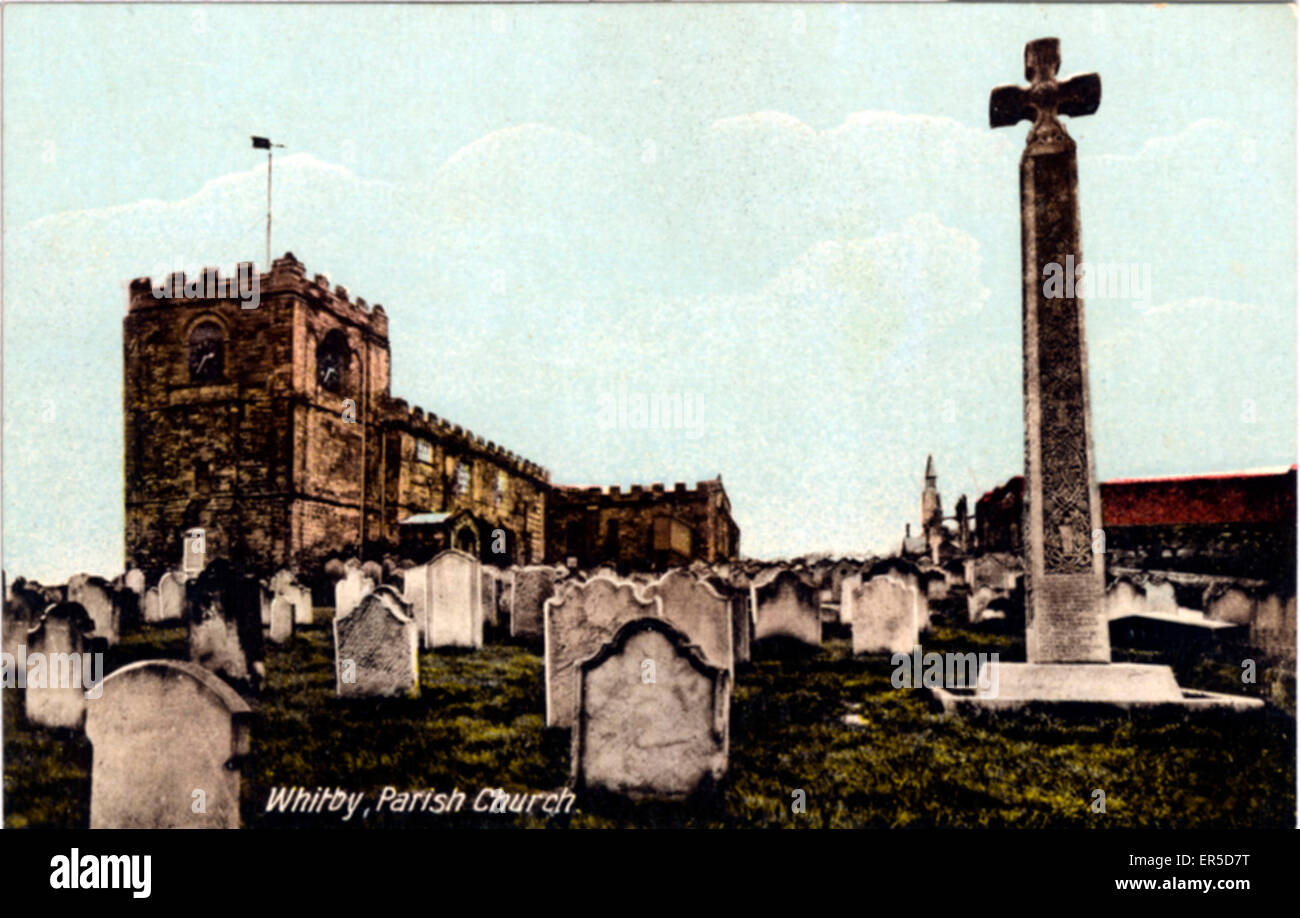 Parish Church, Whitby, Yorkshire Stock Photo - Alamy