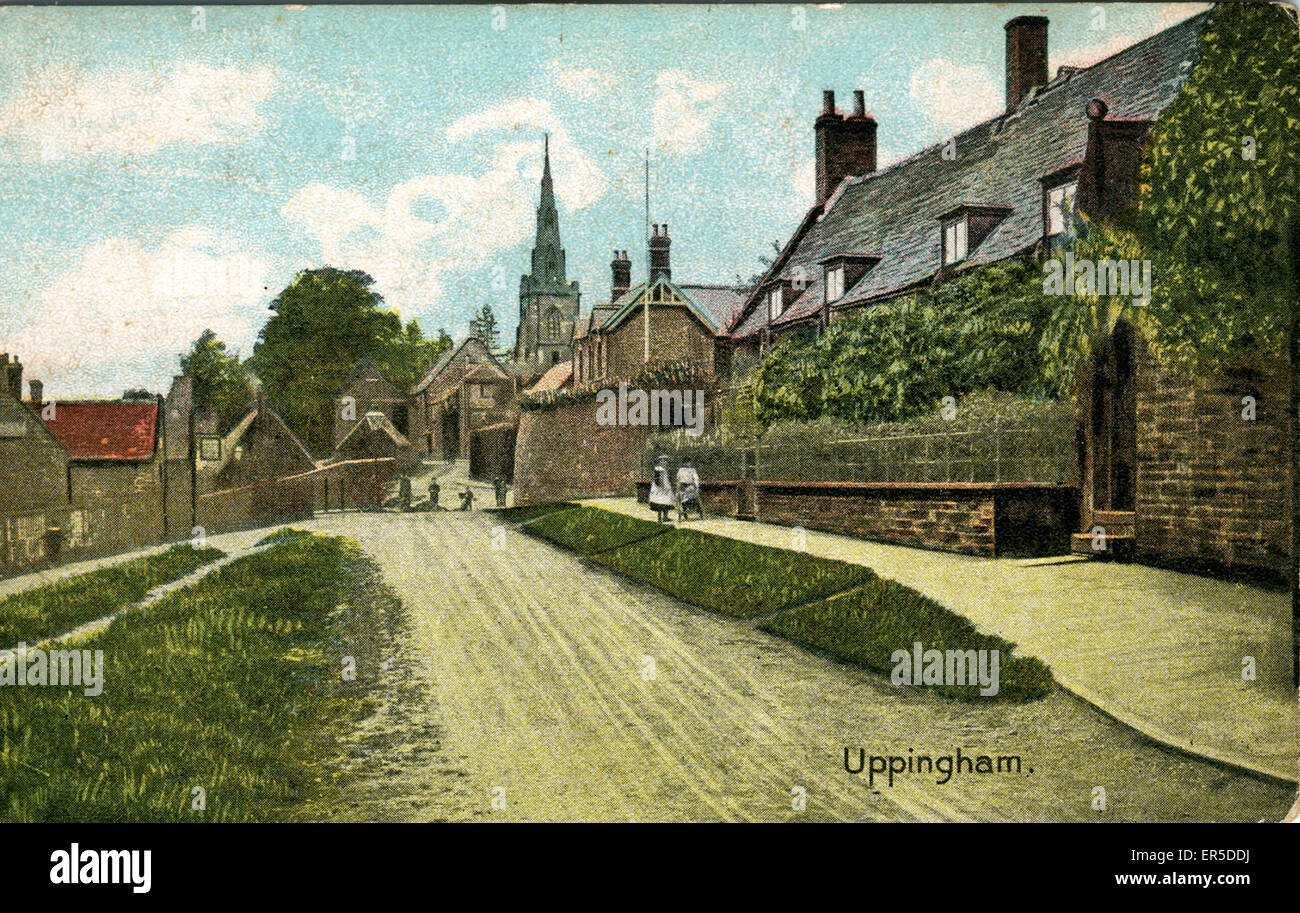 The Village, Uppingham, Leicestershire Stock Photo - Alamy