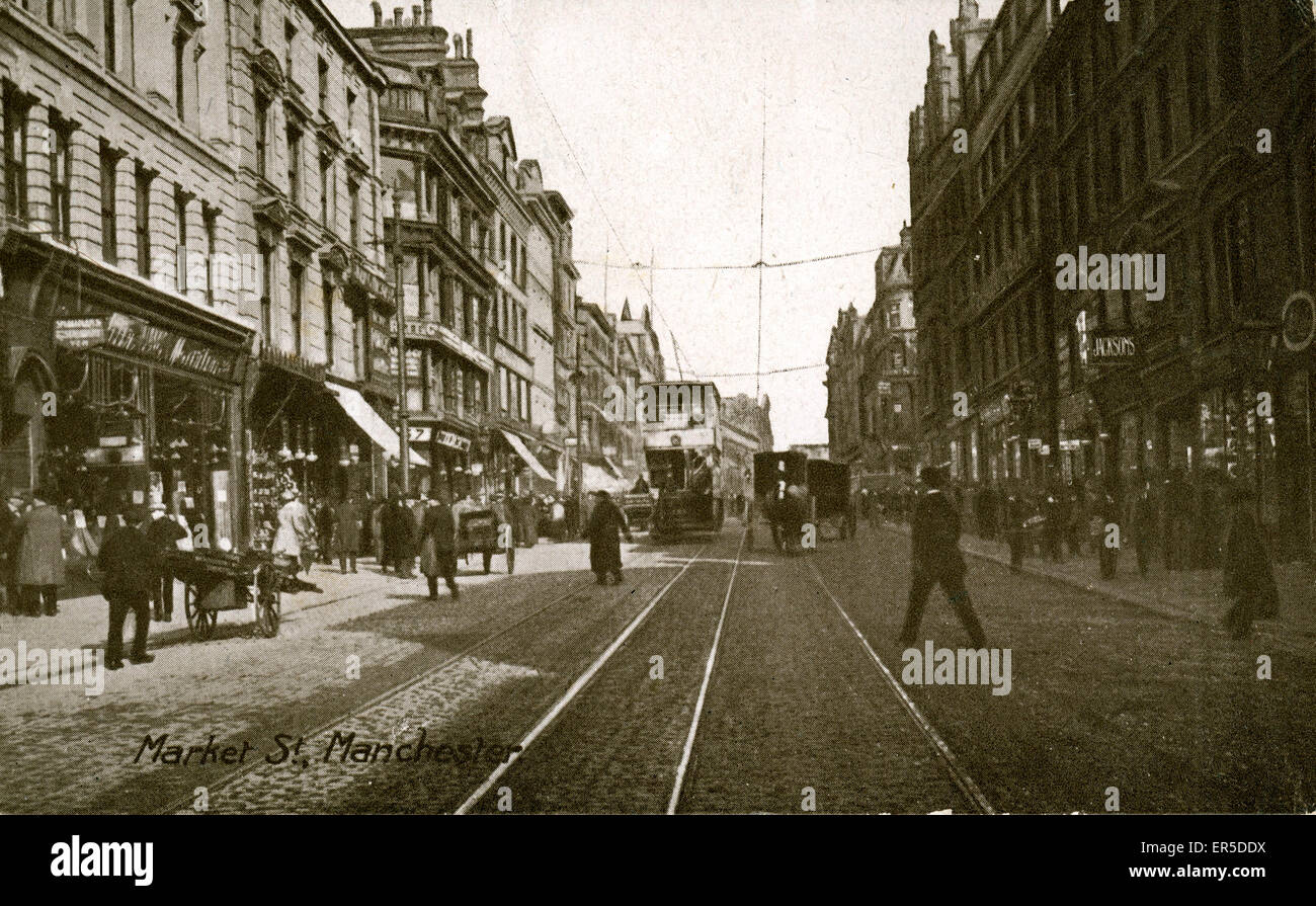 Market street manchester hi-res stock photography and images - Alamy