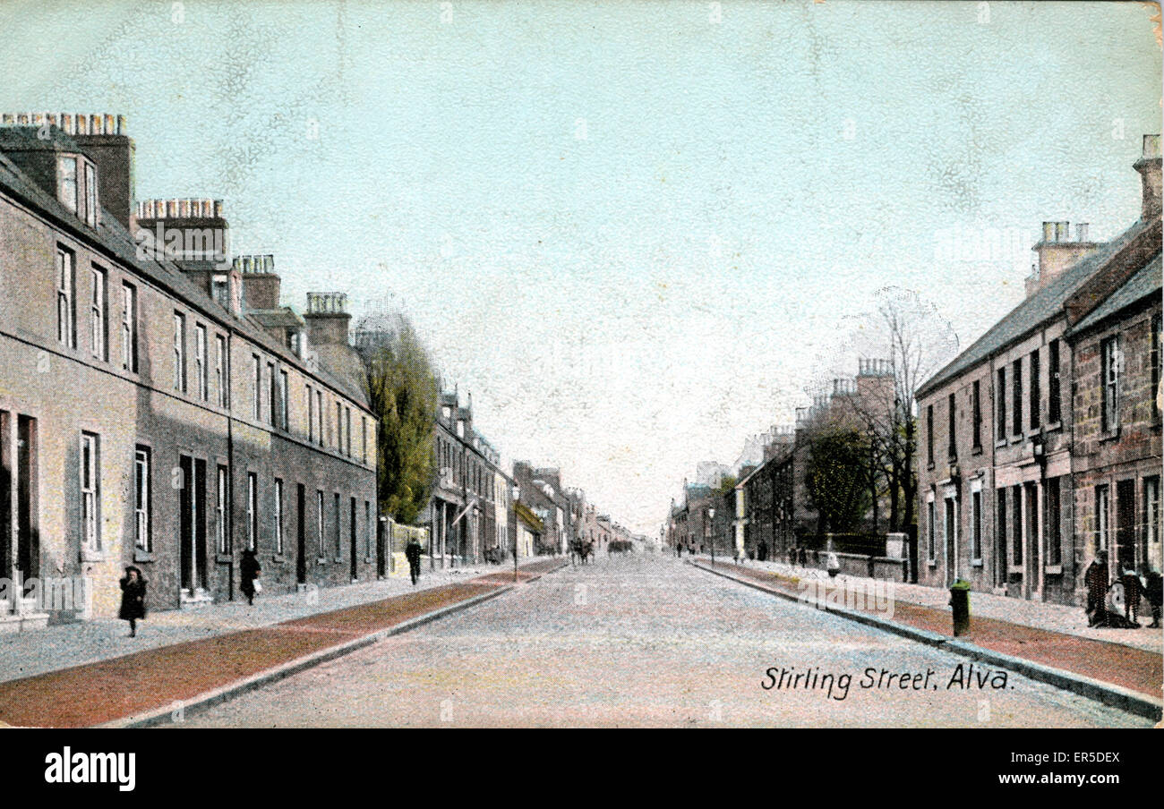 Alva street hi-res stock photography and images - Alamy