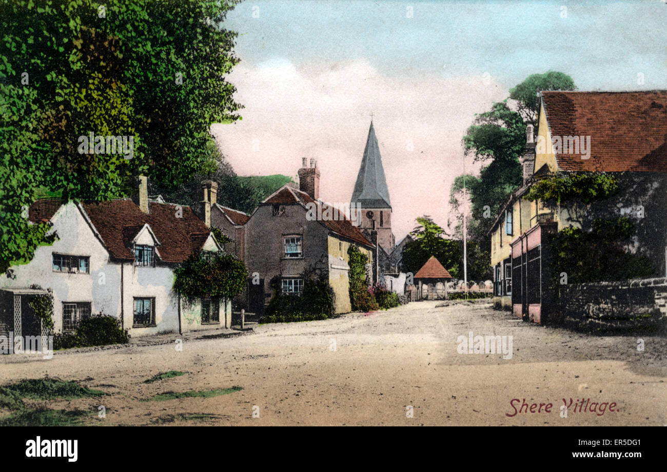 The Village, Shere, Surrey Stock Photo - Alamy