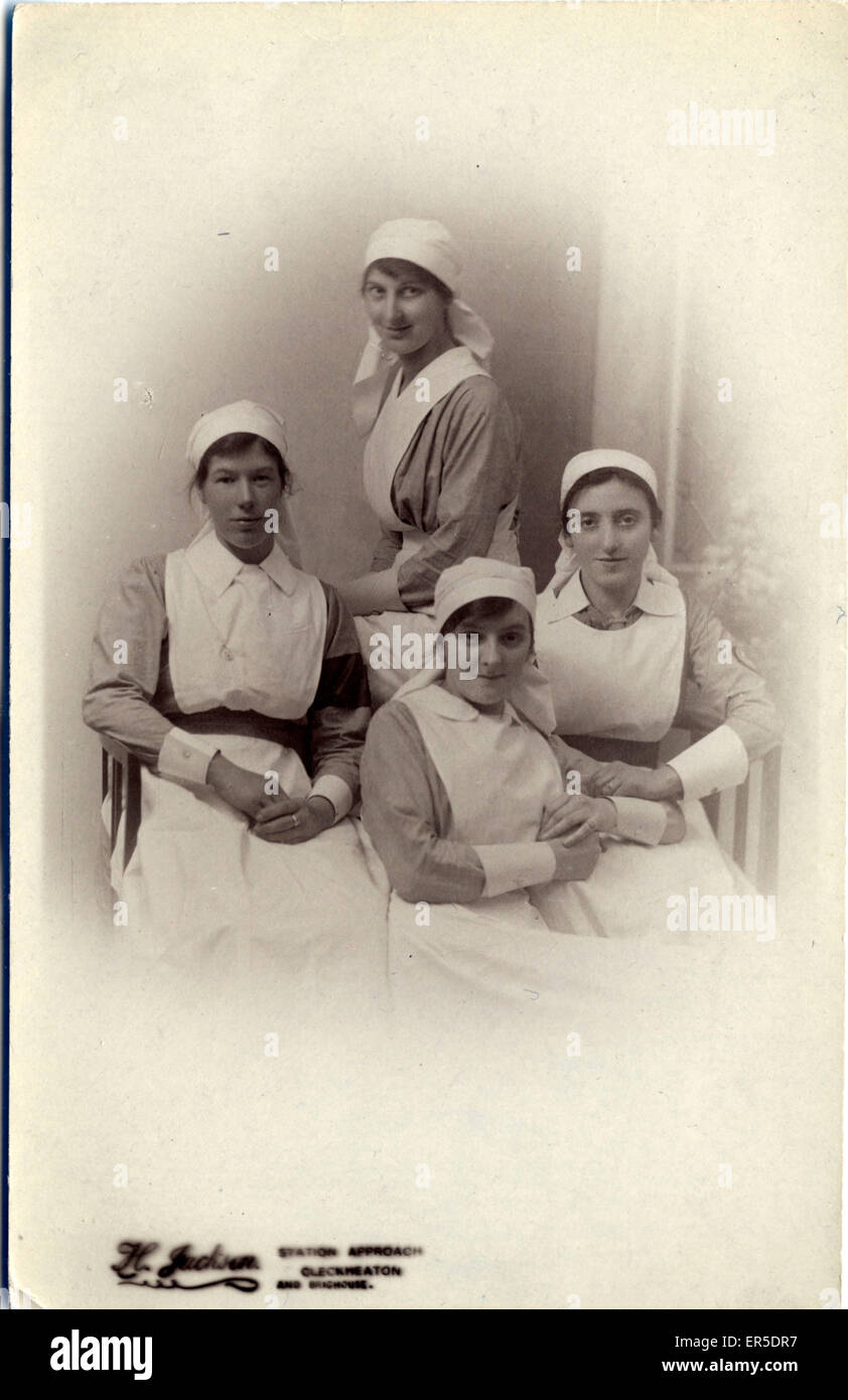 Nurses, Cleckheaton, Yorkshire Stock Photo - Alamy