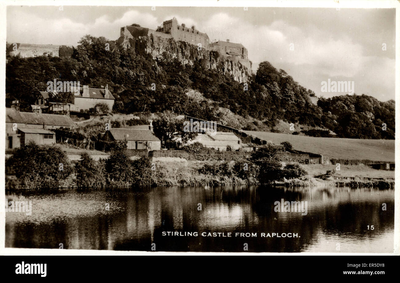 Stirling Castle from Raploch, Stirling, Stirlingshire Stock Photo - Alamy