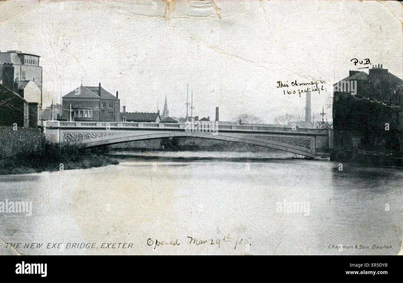 The New Exe Bridge, Exeter, Devon Stock Photo - Alamy