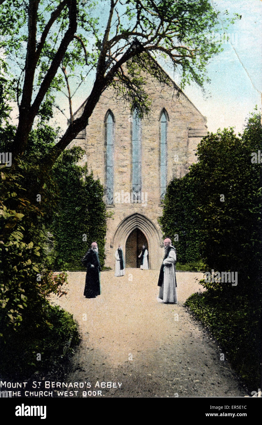 Abbey church of mount st bernard abbey hi-res stock photography and ...