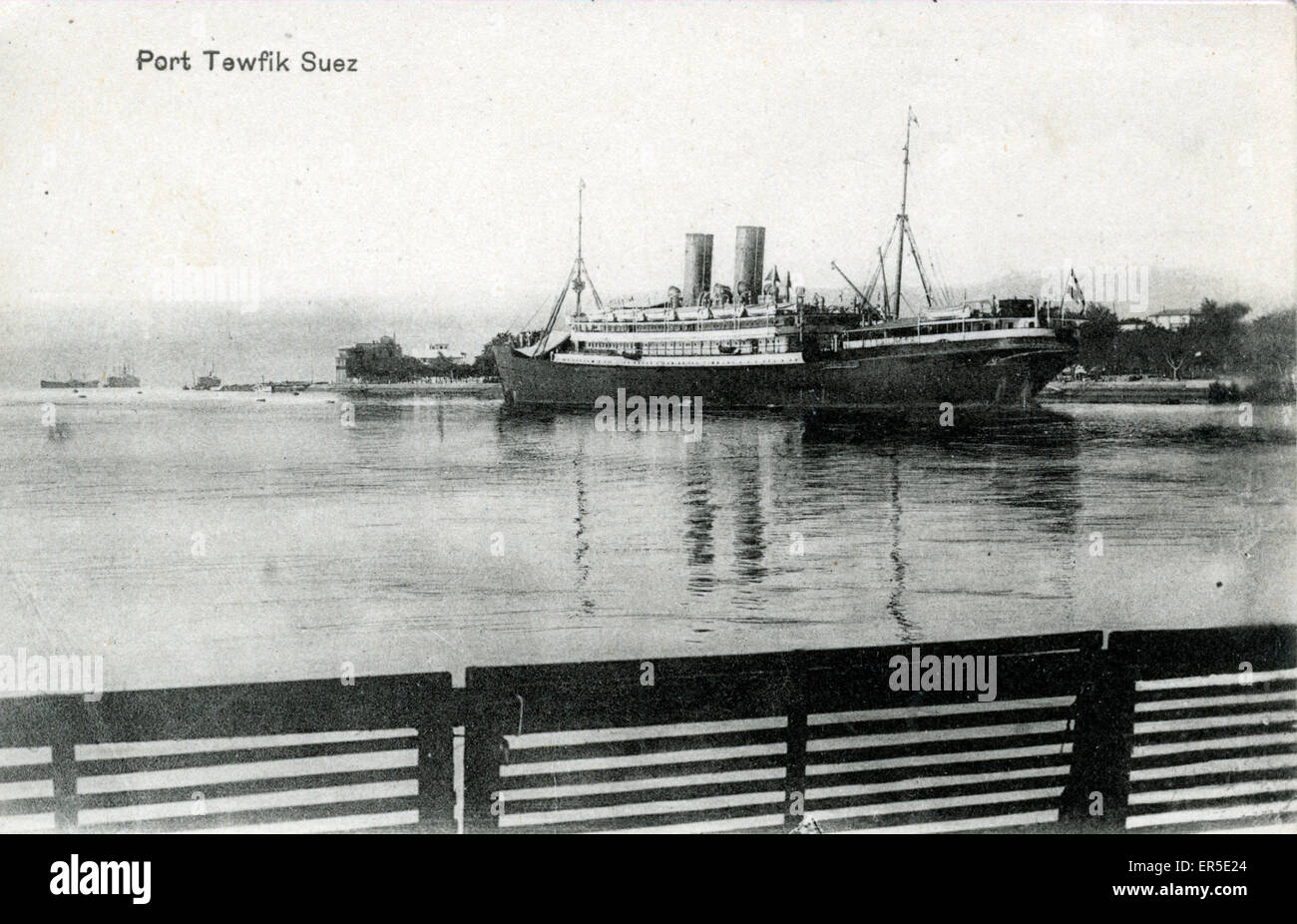 Port Tewfik, Suez Stock Photo - Alamy