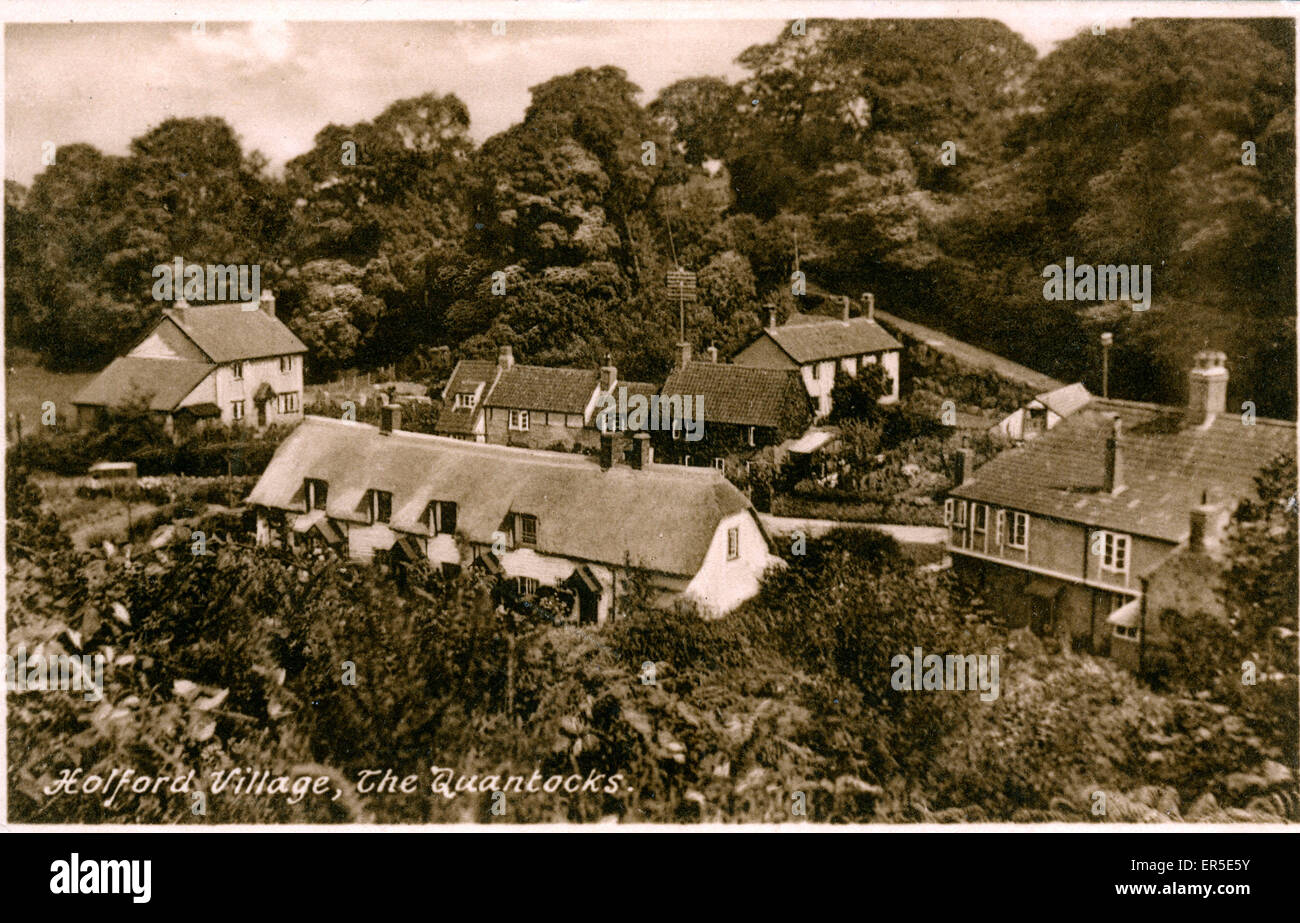 The Village, Holford, Somerset Stock Photo - Alamy
