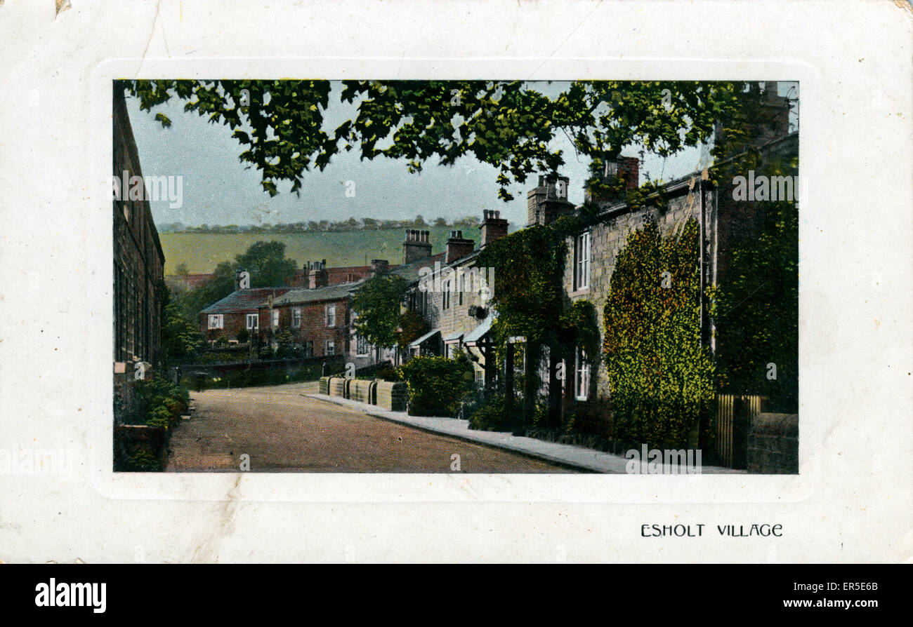 The Village, Esholt, Yorkshire Stock Photo - Alamy