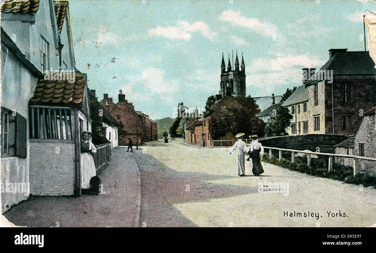 The Village, Helmsley, Yorkshire Stock Photo - Alamy