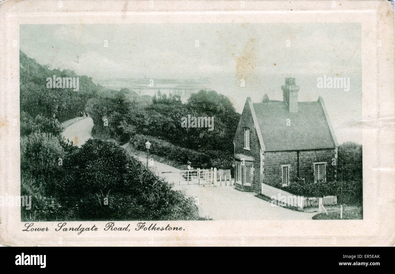 Lower Sandgate Road, Folkestone, Kent Stock Photo - Alamy