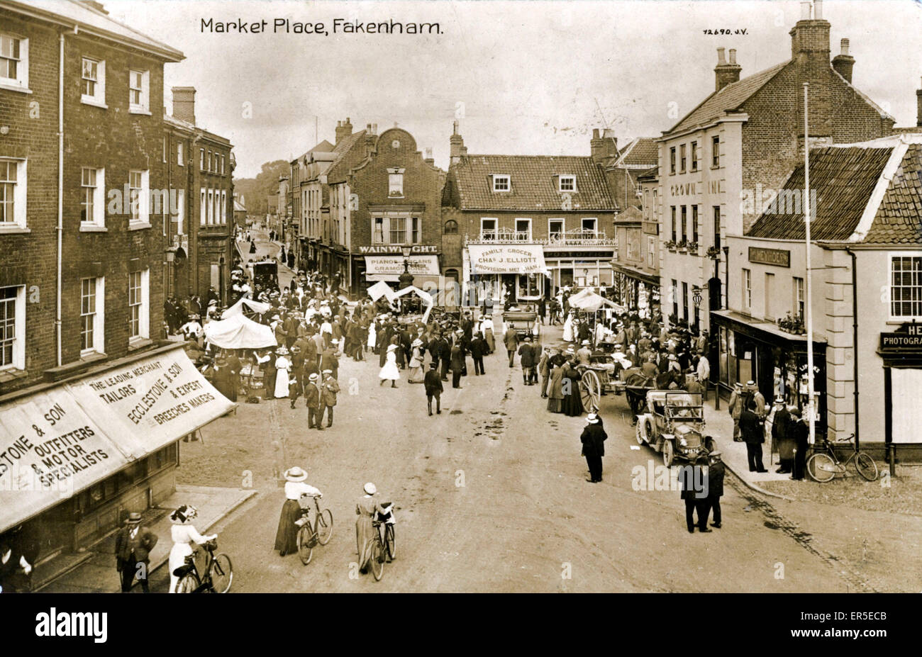 The Village, Fakenham, Norfolk Stock Photo - Alamy