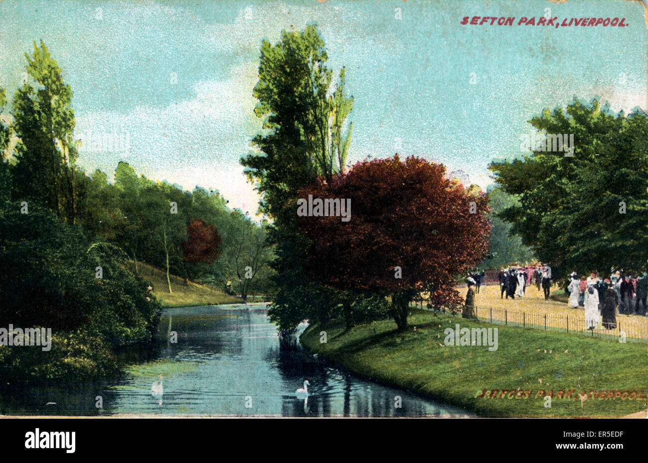 Sefton Park, Liverpool, Lancashire Stock Photo - Alamy