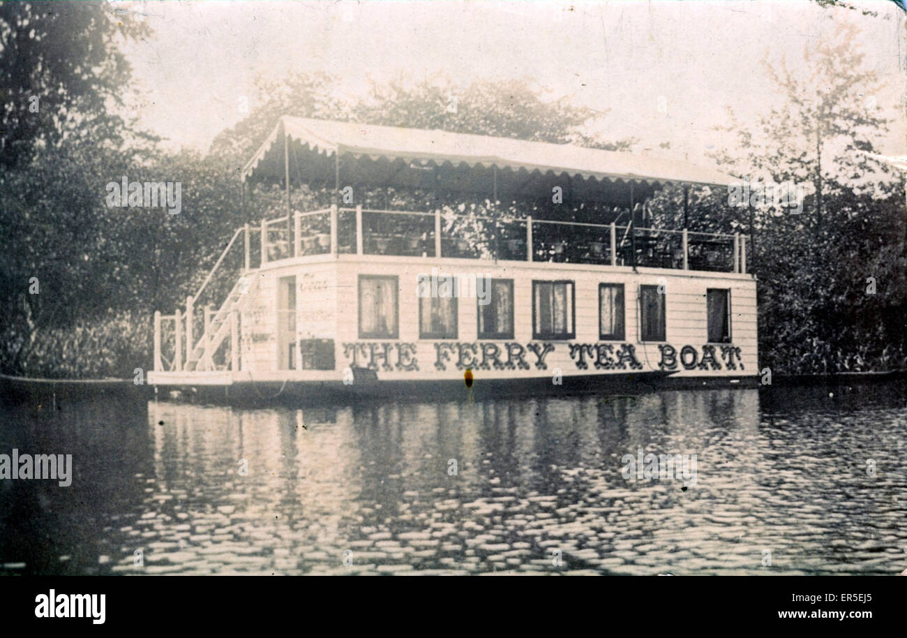 Ferry Tea Boat, Wick, Dorset Stock Photo - Alamy