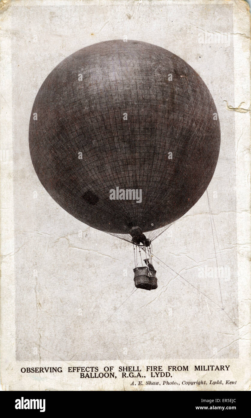 World War One Hot Air Balloon - Royal Garrison Artillery, Lydd, Romney ...
