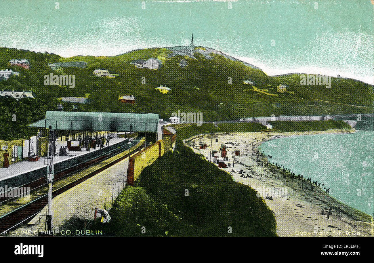 The Railway Station, Killiney, Co Dublin Stock Photo - Alamy