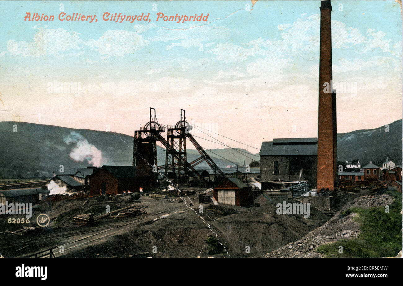 Albion Colliery, Pontypridd, Glamorgan Stock Photo - Alamy