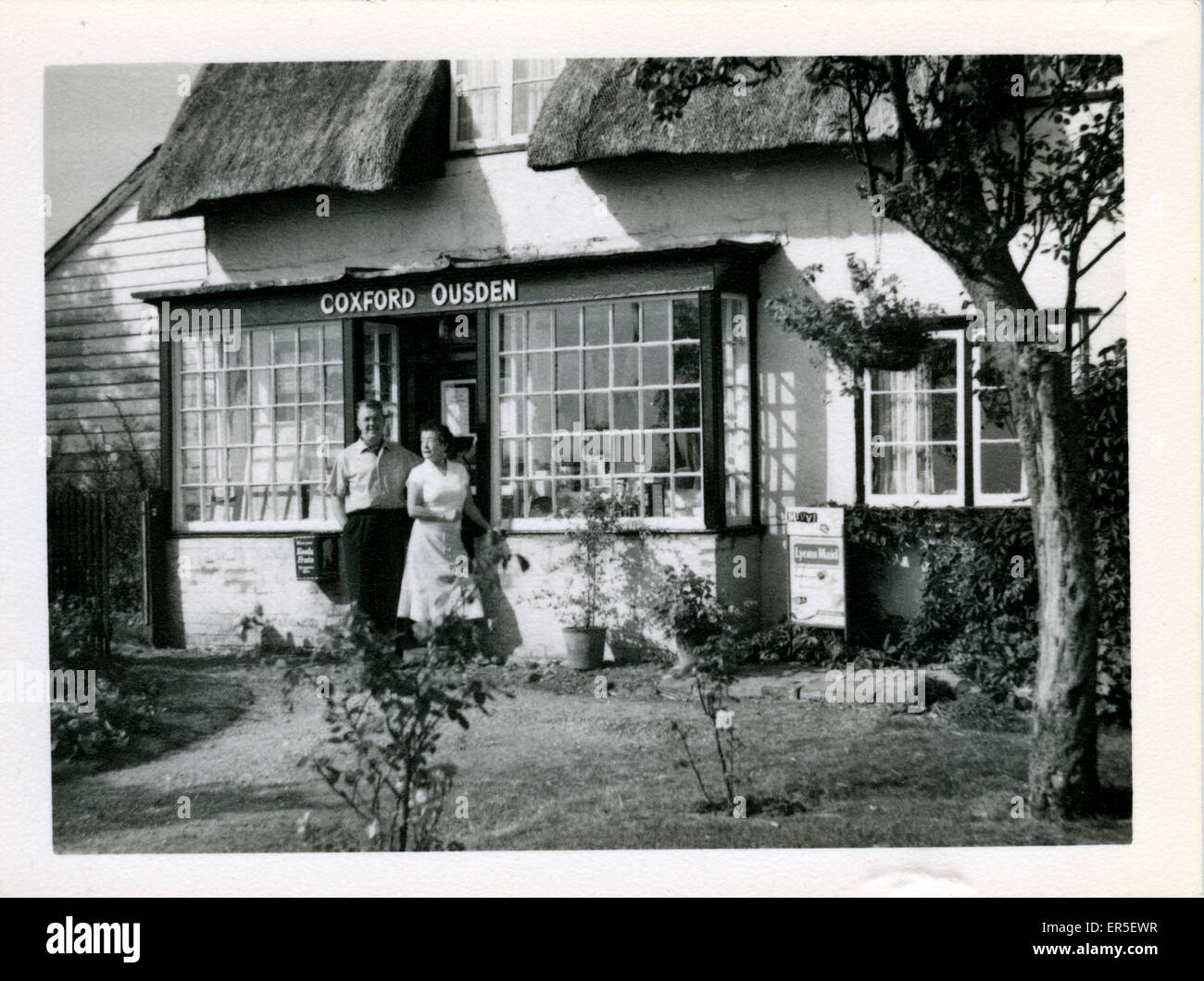 Shop-front - Premises of Coxford, Ousden, Suffolk Stock Photo - Alamy